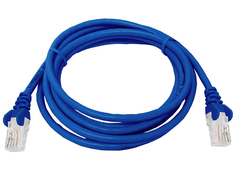 Linkbasic 2 Meter UTP Cat5e Patch Cable Blue – Essential IT Solutions