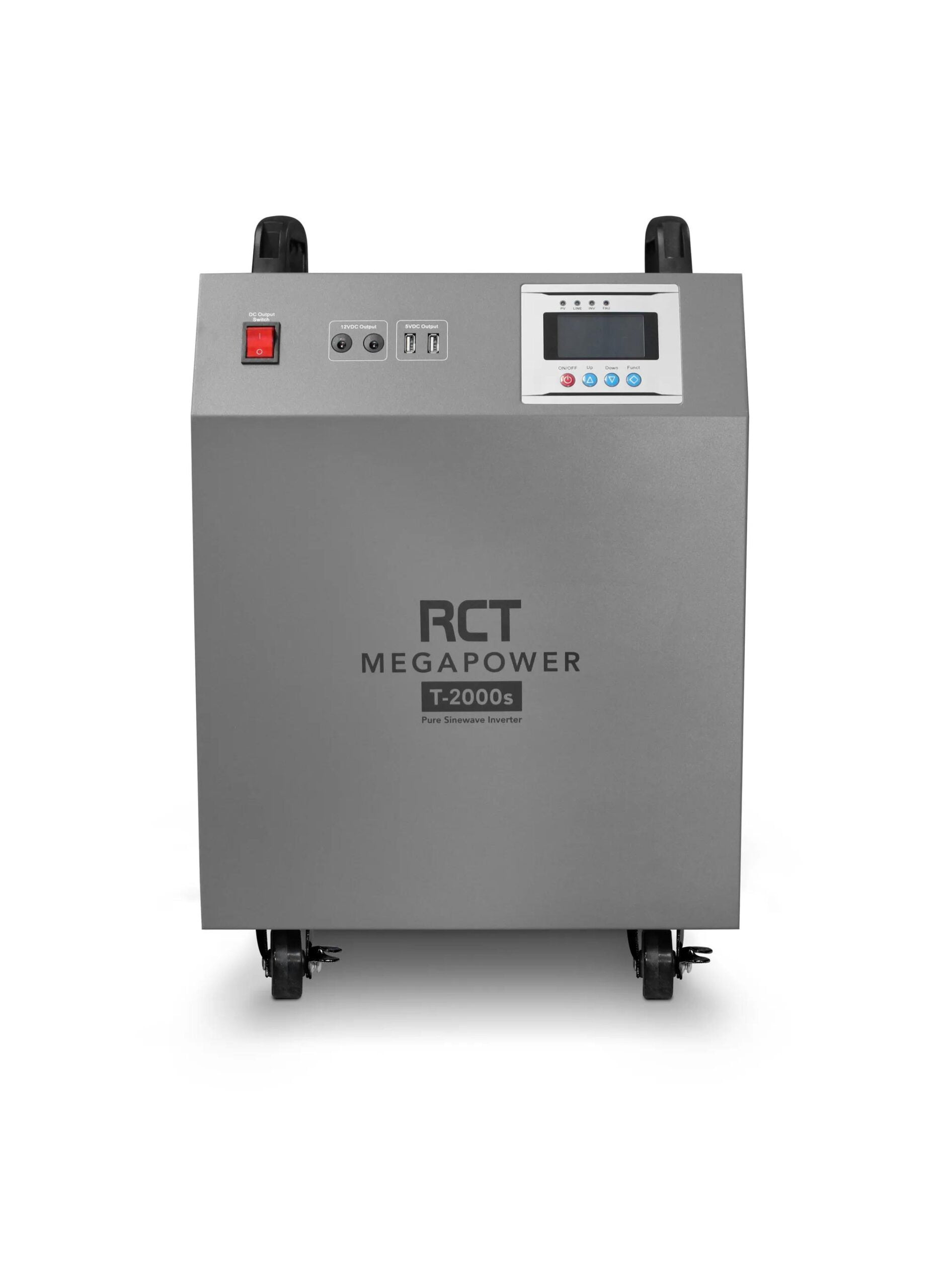 RCT MegaPower 2kVA/2000W Inverter Trolley With 2 x 100Ah Batteries – Essential IT